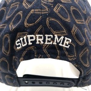 Supreme | Accessories | Y2k Supreme Snapback Hat Irons Navy Blue 5 ...